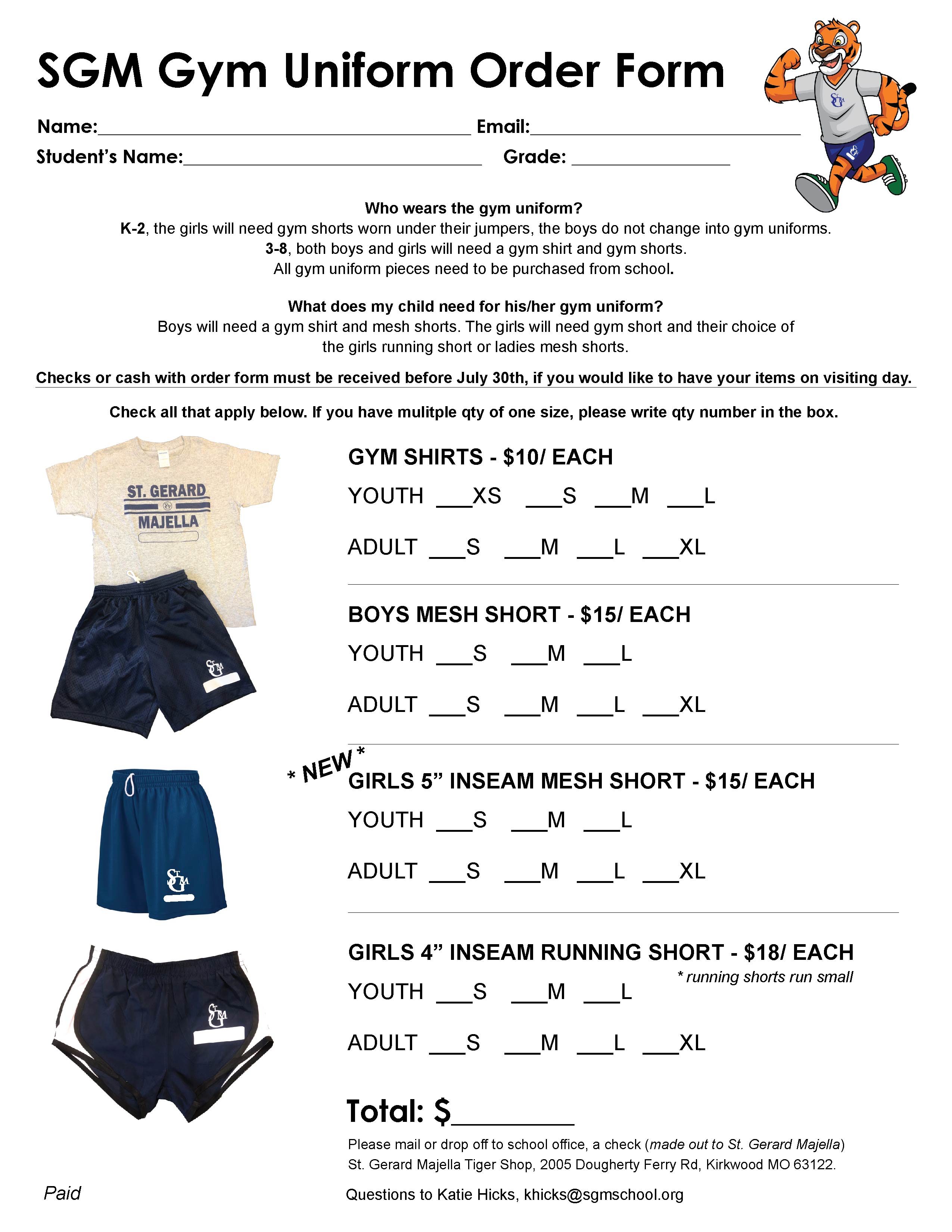 St. Gerard Majella Catholic Elementary School | Forms